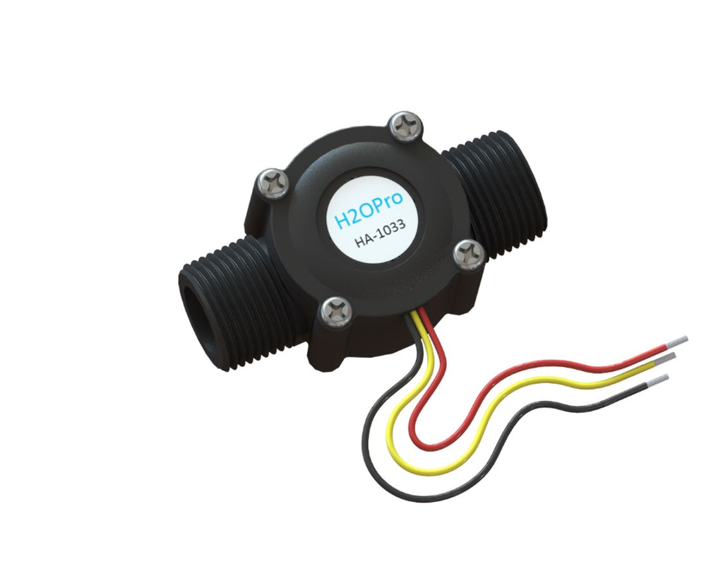 3/4" NPT Flow Sensor with Open Collector Output (3-wire) – H2OPro
